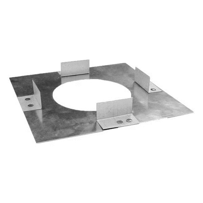 6 in. Dia. Inner Type B Round Gas Vent Pipe Double Wall Firestop Spacer ...