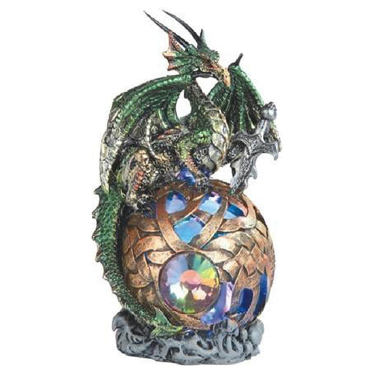 6 in. Dragon Globe with LED Globe Statue Fantasy Night Light Decoration ...