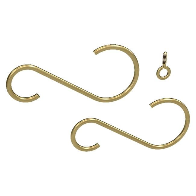 6 in. Extension Hook Kit, Brass - Walmart.com