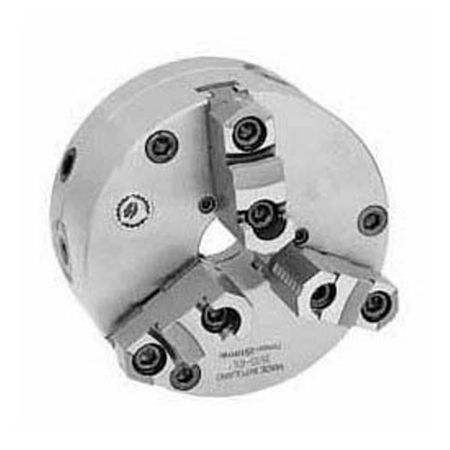 6 in. Fine Adjustable Plain Back 3-Jaw Forged Steel Set-Tru Chuck - 2 ...
