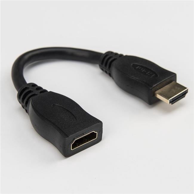 6 in. High Speed HDMI Port Saver Cable - Black - Walmart.com