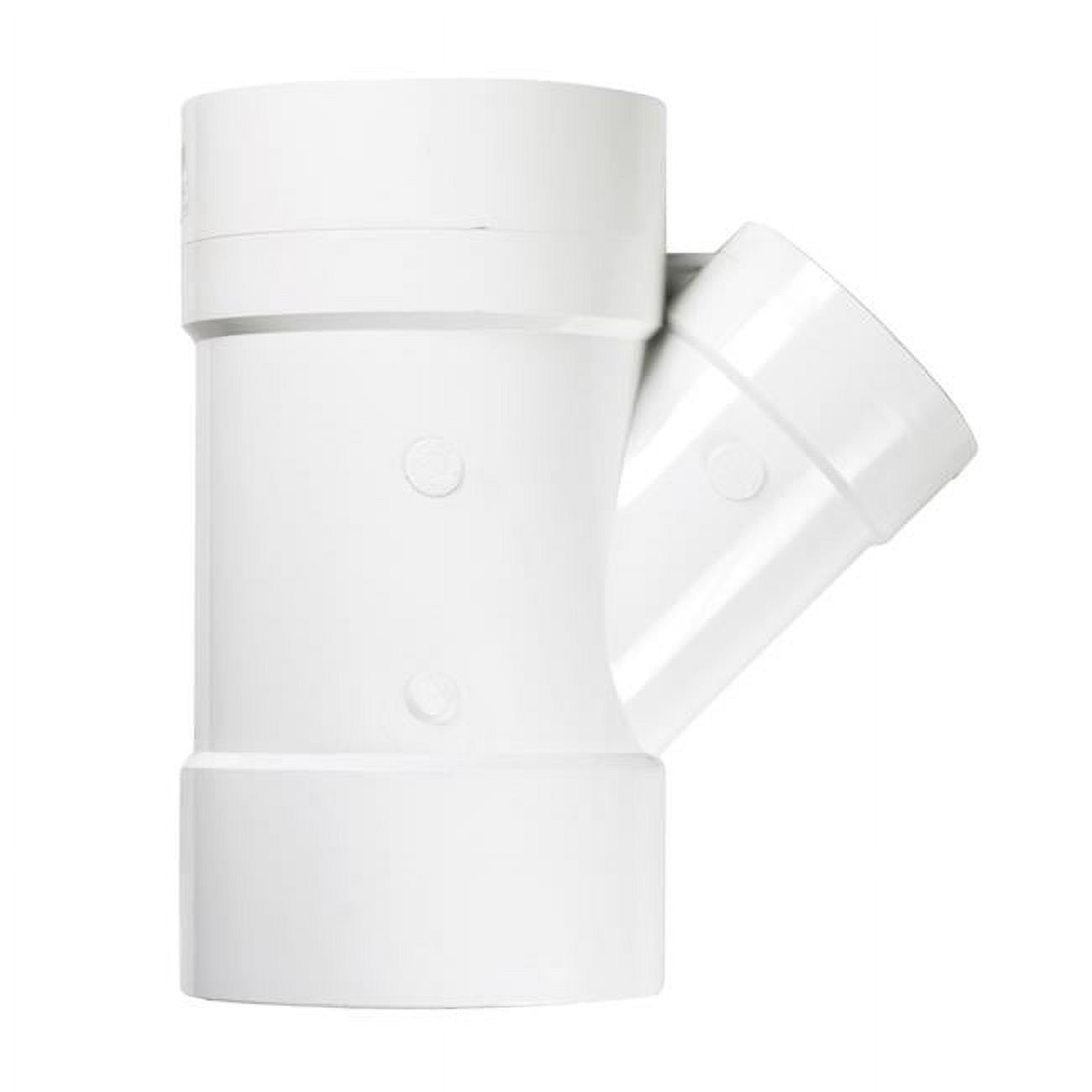 6 in. Hub x 6 in. dia. Hub PVC Reducing Wye - Walmart.com