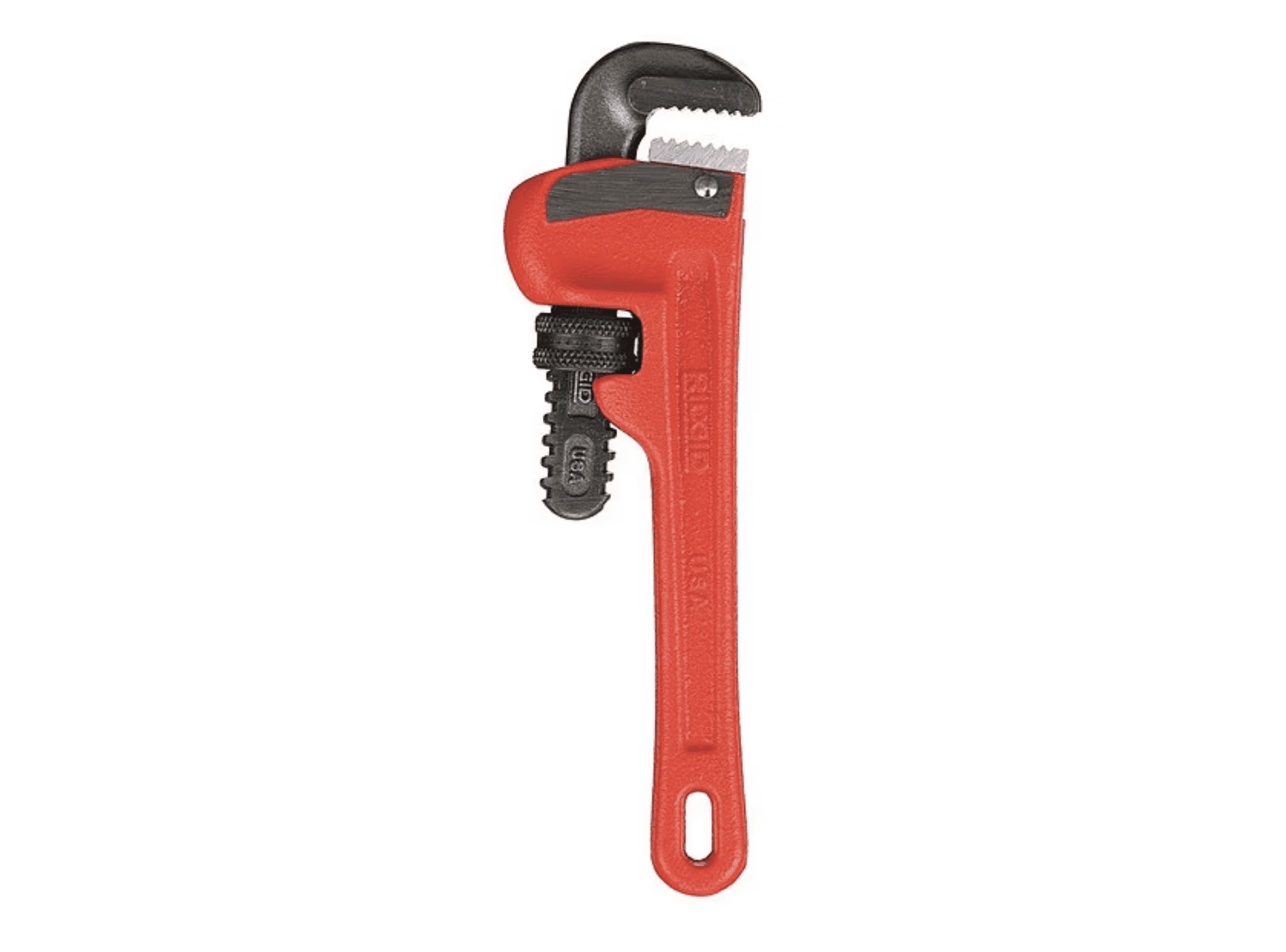 6 in L 3/4 in Cap. Cast Iron Straight Pipe Wrench - Walmart Business ...