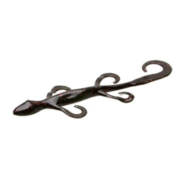 6 in. Lizard 9BG-Black & Red MF Fishing Lure - Walmart.com