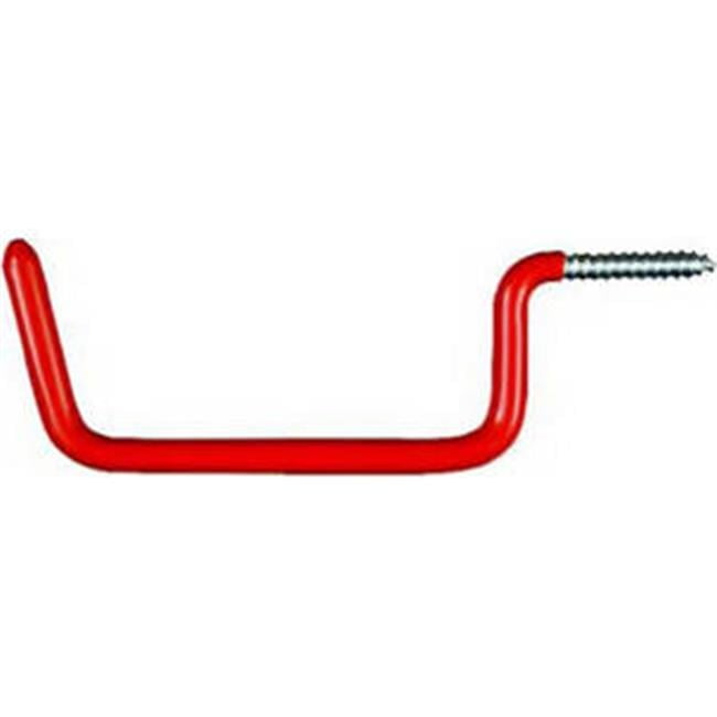 6 in. Opening Ladder Storage Screw Hook - Red - 6in. - Walmart.com