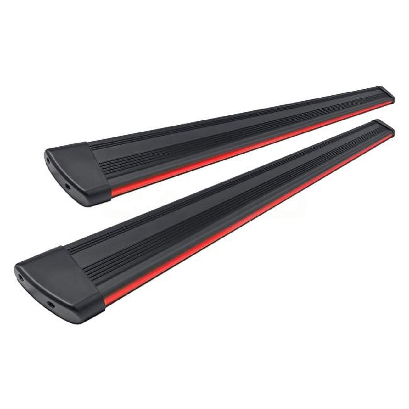 6 in. R66 Black Running Board with Integrated LED Light for 2020-2021 ...