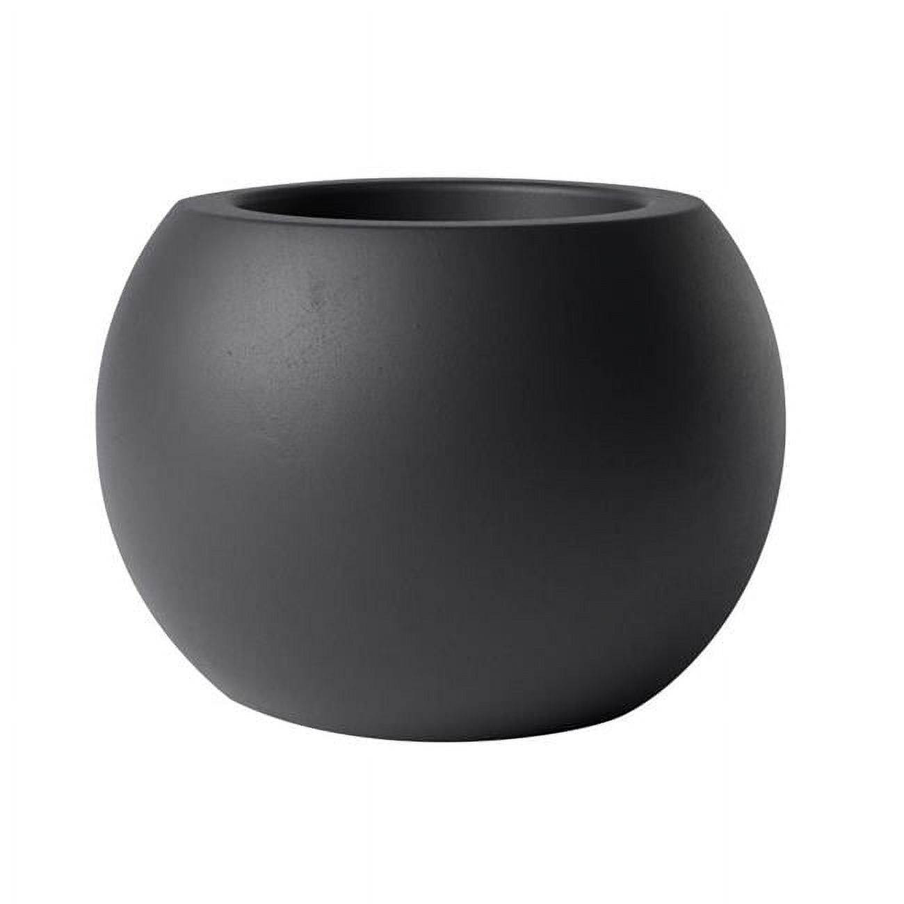 6 in. Sphere Planter, Black - Pack of 4 - Walmart.com