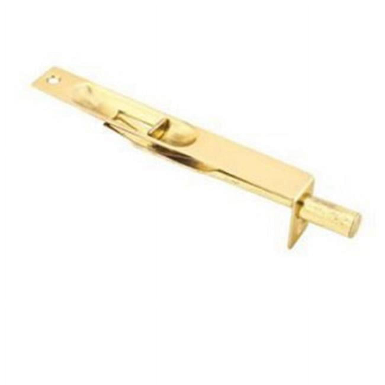 6 in. Square Corner Flush Bolt, Satin Nickel - Walmart.com