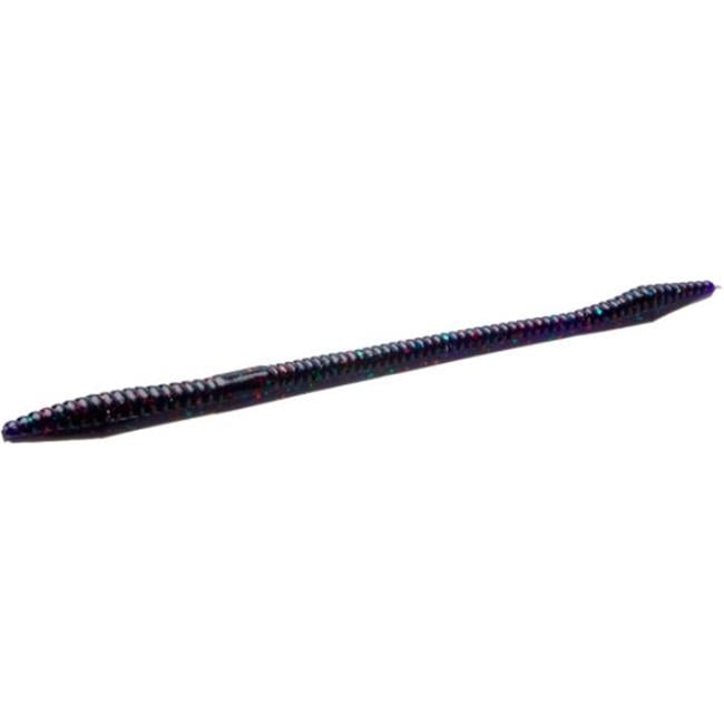 6 in. Trick Worm 20BG-Junebug Red Fishing Lure - Walmart.com