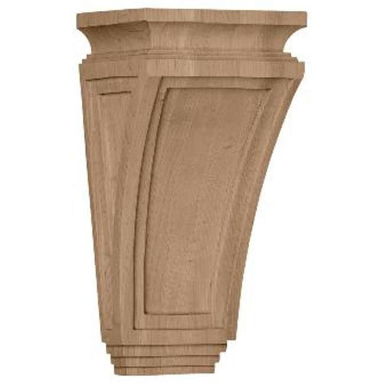 6 in. W x 4.75 in. D x 12 in. H Arts and Crafts Corbel, Maple ...