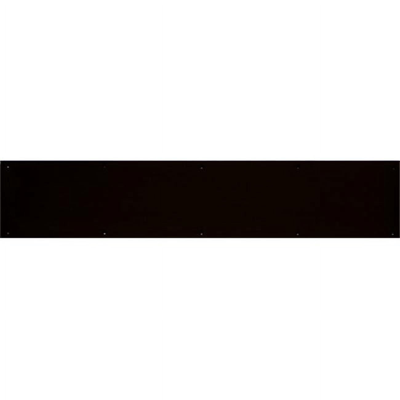 6 in. x 40 in. Kick Plate Dark Bronze Aluminum Adhesive Mount - Walmart.com