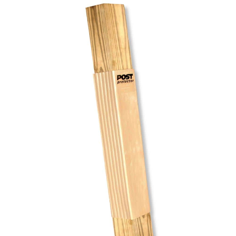 6 in. x 6 in. x 30 in. In-Ground Fence Post Decay Protection - Walmart.com