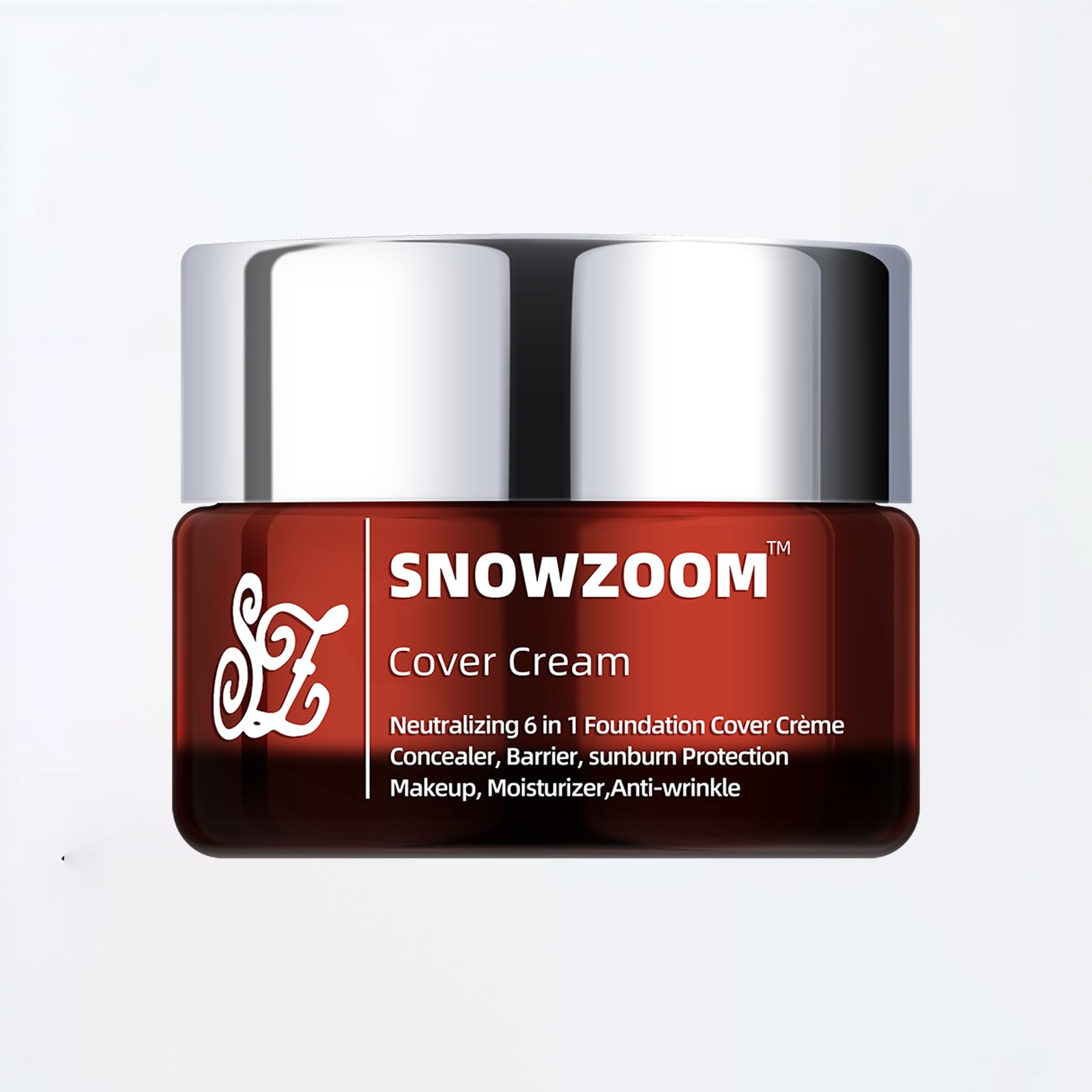 6 in1 Cover Crème Full Coverage Foundation Makeup, Hydrating Primer ...