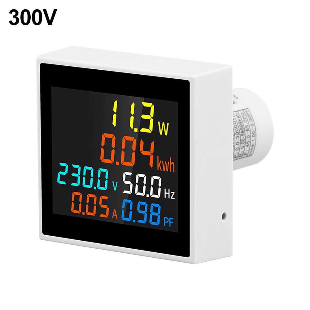6 in1 Mini Electronic Watt-Hour Meter Voltage Current Power Display ...