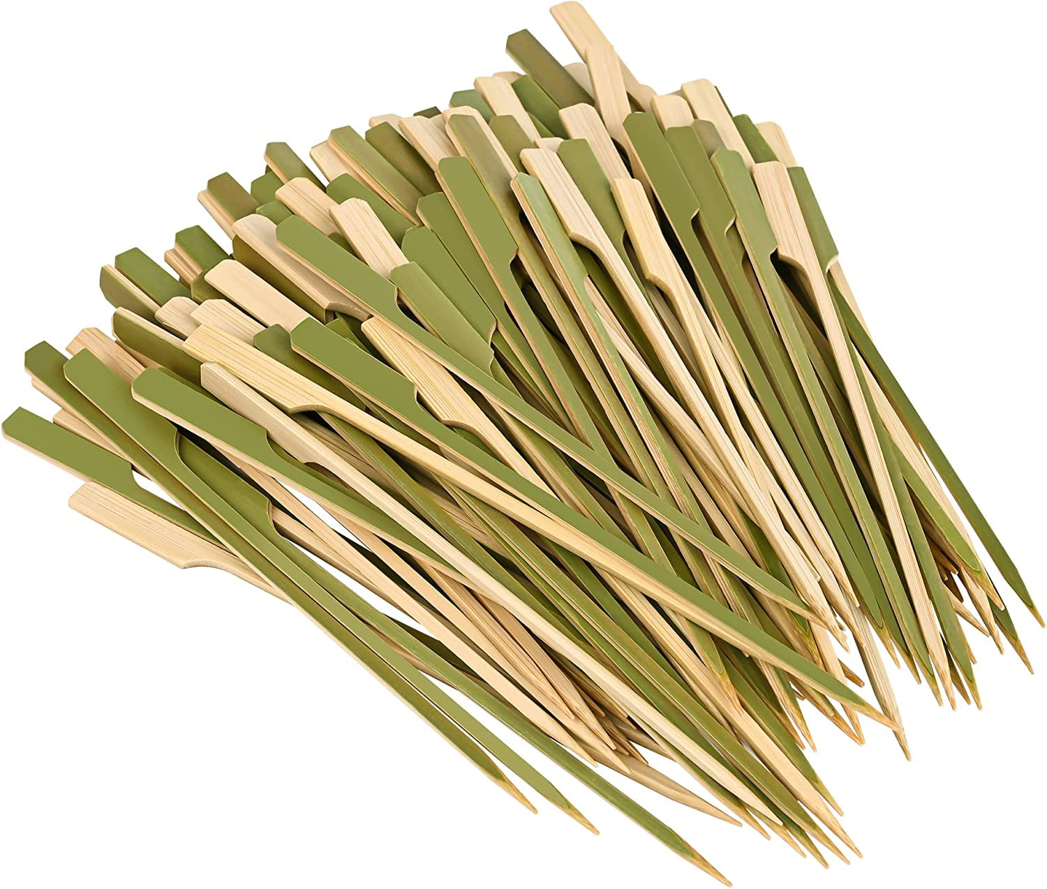 6 inch(1000 Pack) Bamboo Wooden Paddle Picks Skewers for Cocktail ...