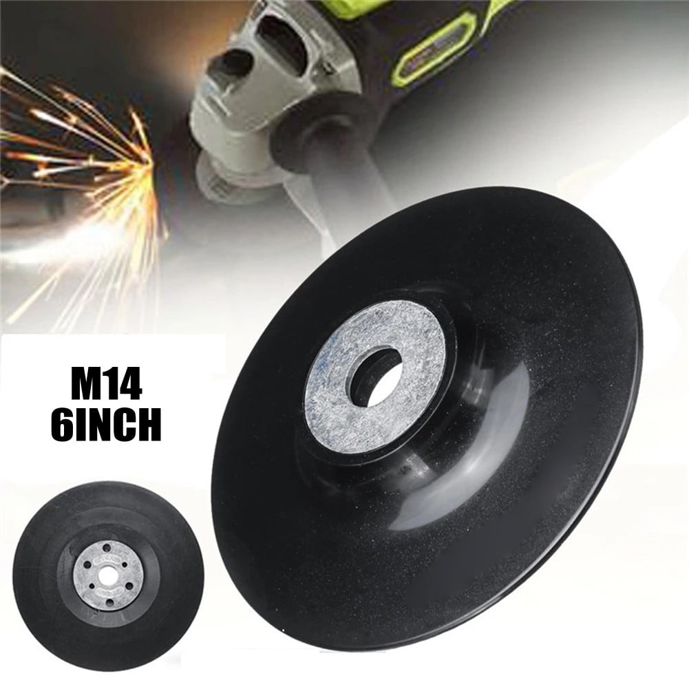6 inch 150mm Backing Pad Fibre Disc M14 Thread with Lock Nut for Angle ...