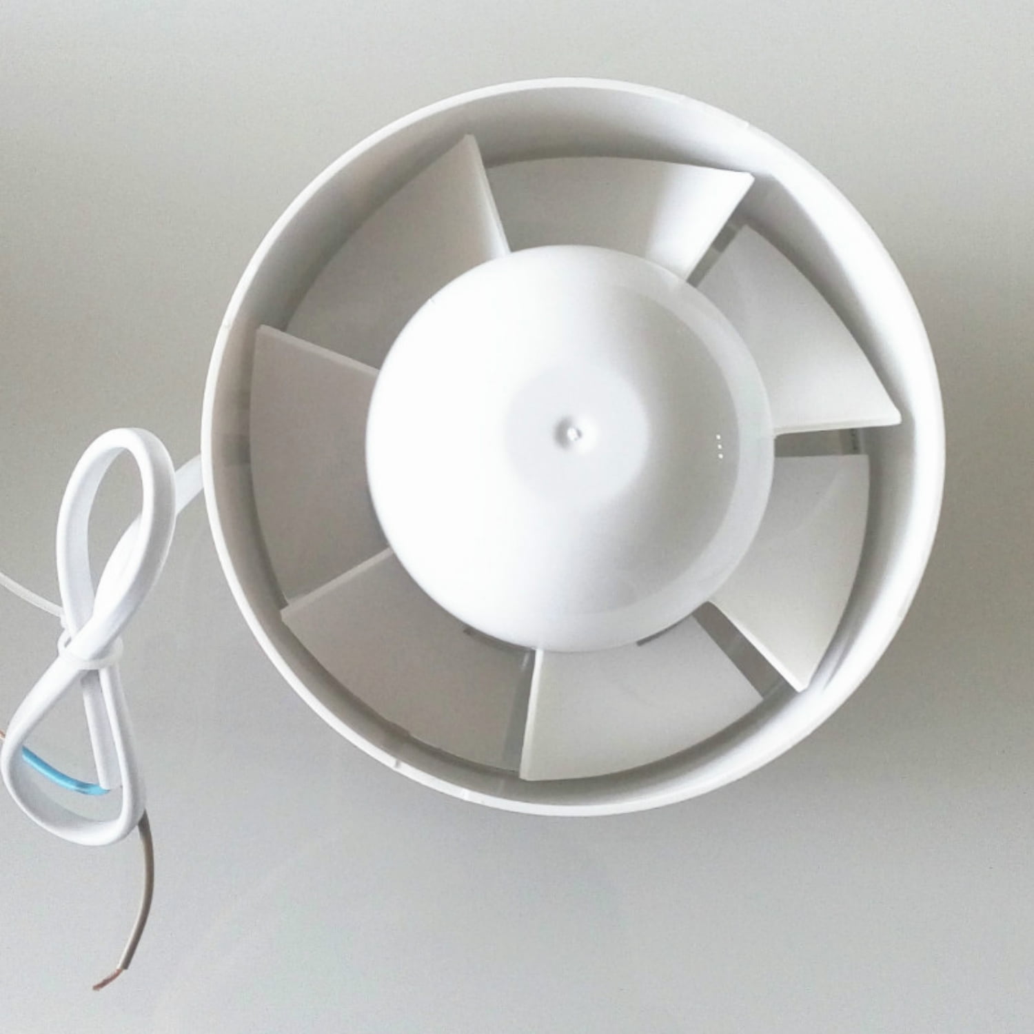 6 inch 220V inch inline ducted fan for bathroom mini plastic pipe fan ...