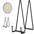 6 inch 3 Pack Gold Metal Display Stands Plate Stands Plate Holder ...