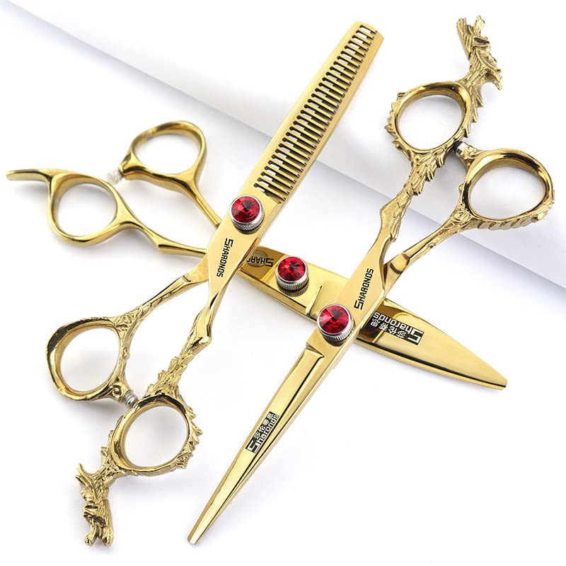 6 inch 440c purple professional hairdressing scissors barber shop ...