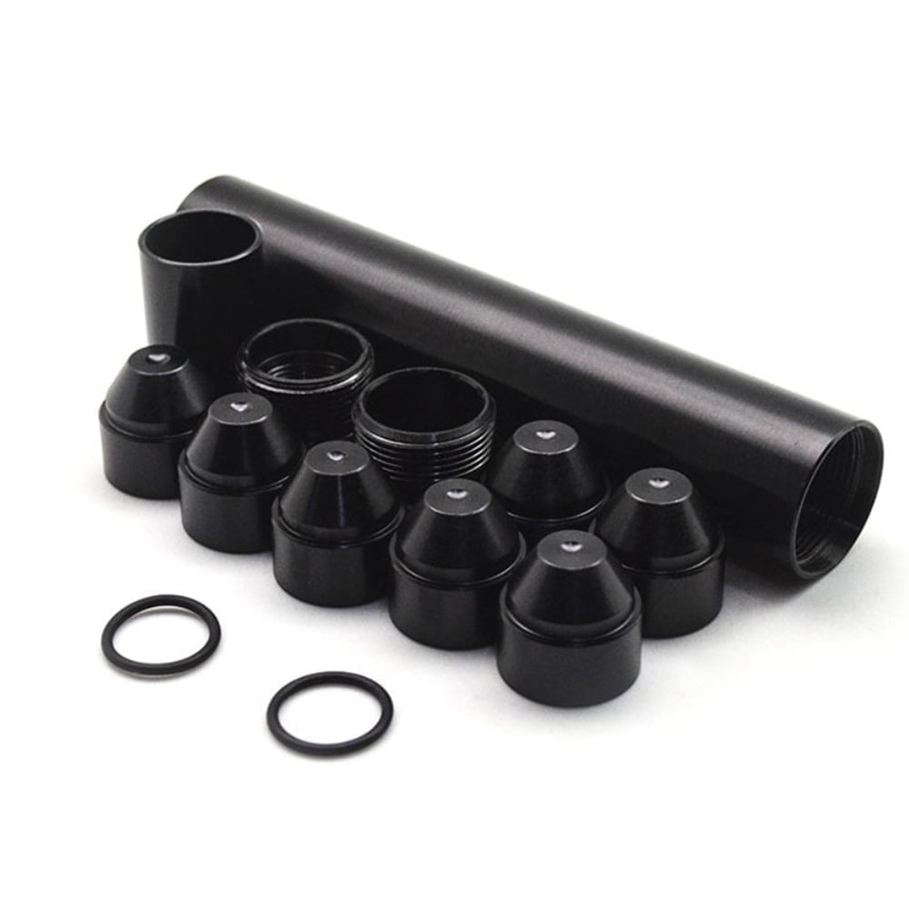 6 inch Aluminum Alloy Maintenance Tube Kit with Threaded Caps – 1/2-28 ...