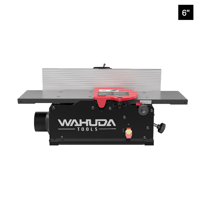 6-inch Benchtop Wood Jointer, Spiral Cutterhead Portable Jointer w/Cast ...
