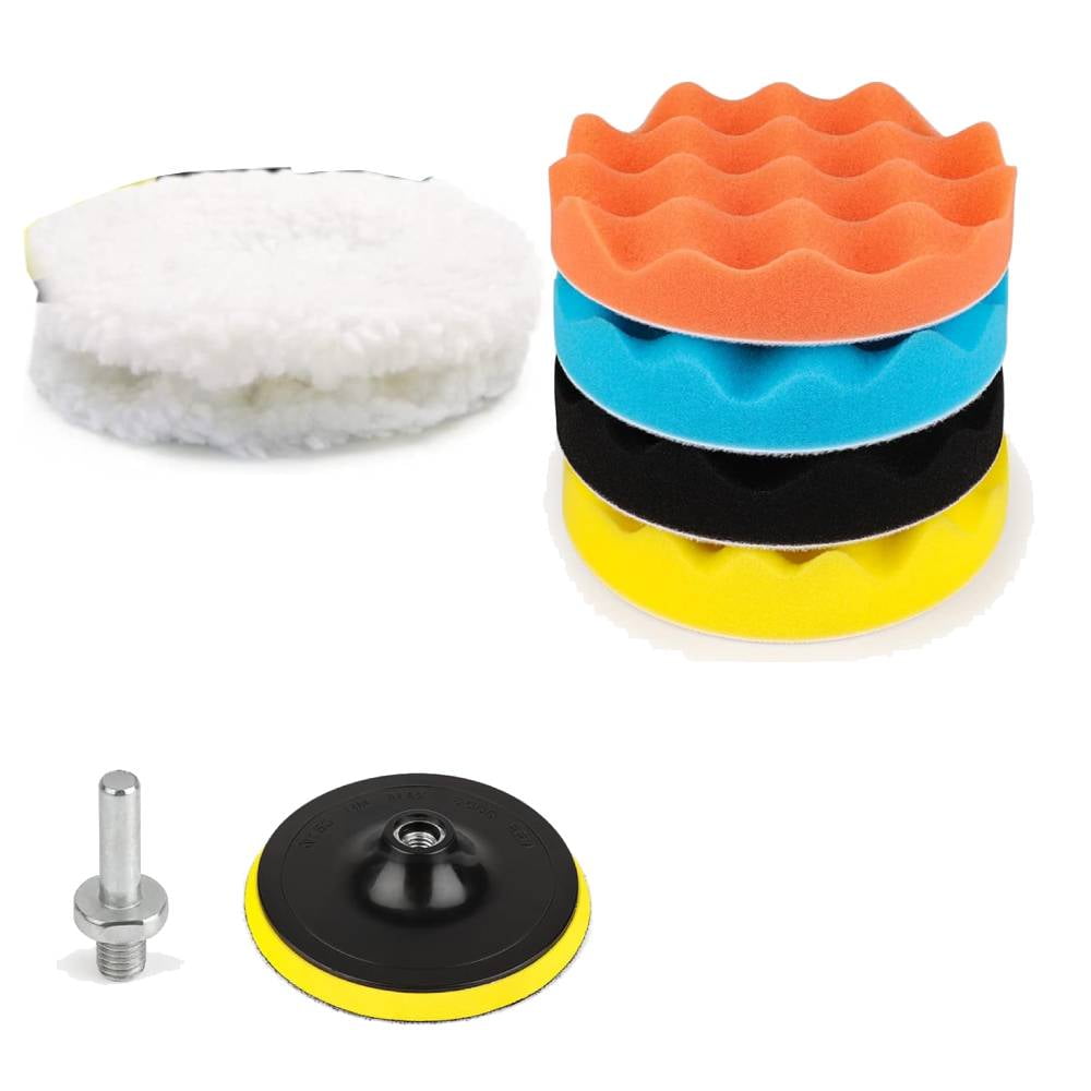 6 inch Buffing Pads, 11 Pcs Car Foam Drill Polishing Pads Kit, Detail ...