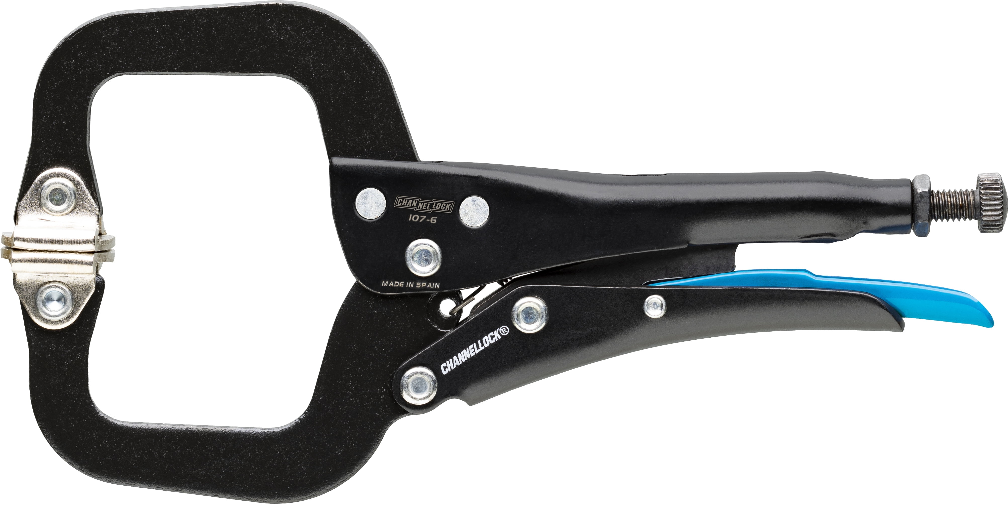 CHANNELLOCK 6-inch C-Clamp Locking Pliers w/ Swivel Pads - Walmart.com