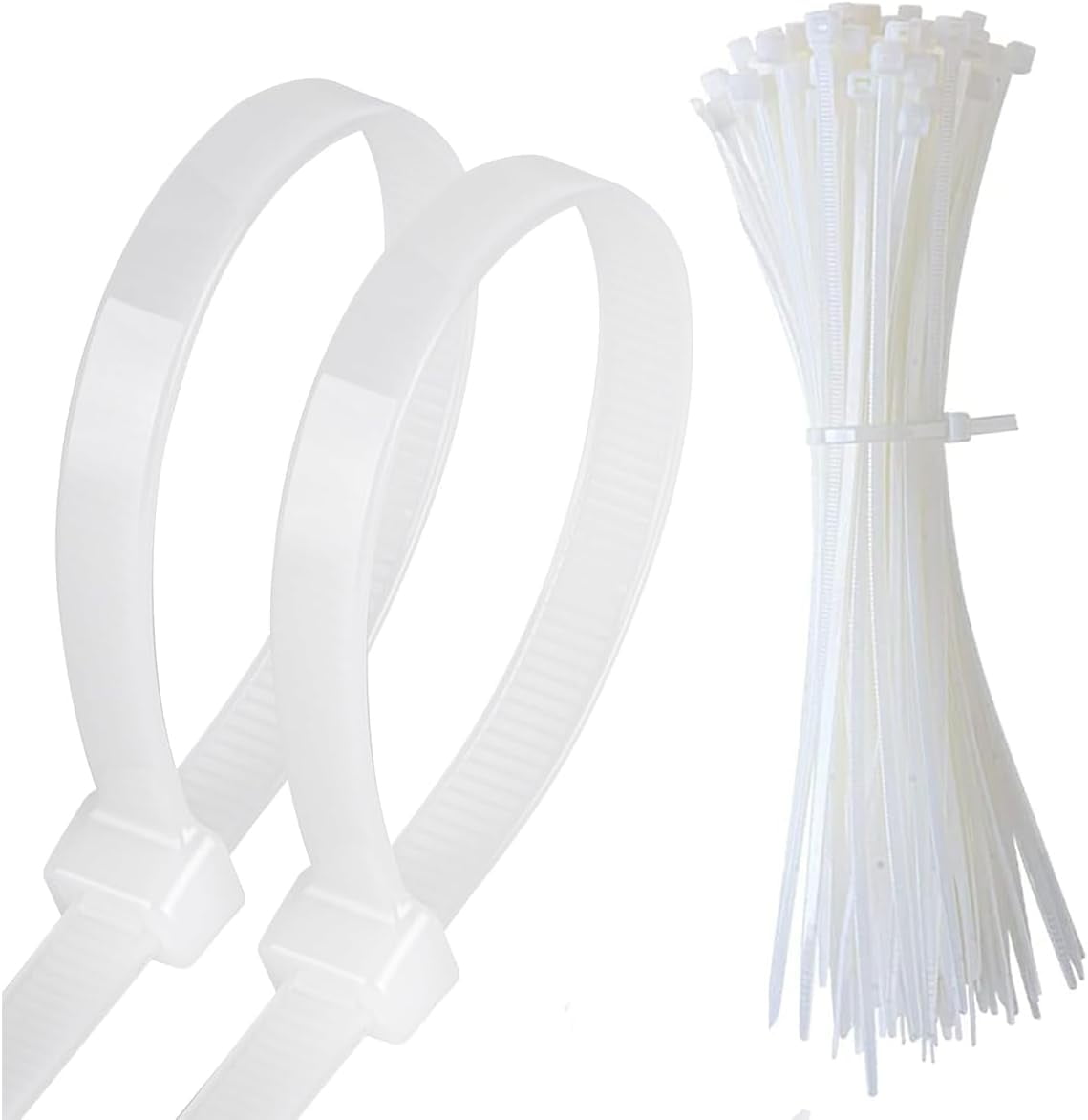 6 inch Cable Zip Ties Heavy Duty-250PCS, 0.3 in width Wire Ties with ...