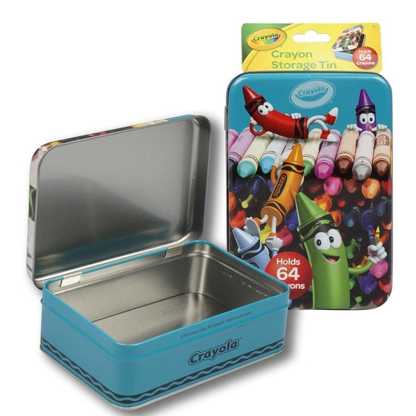 6-inch Crayola Storage Tin Box Wholesale, Cheap, Discount, Bulk (12 ...