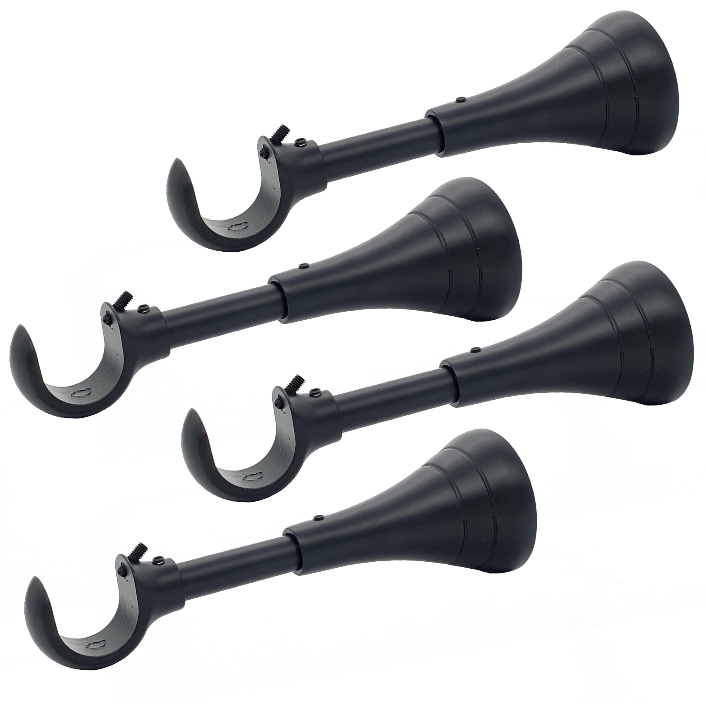 6 inch Curtain Rod Brackets, Heavy Duty Large Curtain Hooks For Wall ...