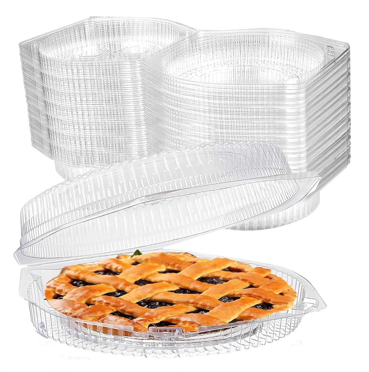 6 inch Disposable Pie Containers,Bexikou Round Pie Dessert Containers ...