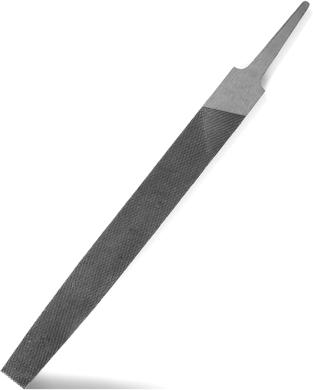 6-inch Flat Medium Cut File, Double Cut Teeth, High Carbon Steel ...