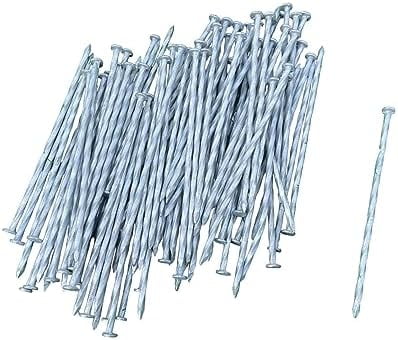 6 inch Galvanized Landscape Edging Spikes - Spiral Landscape Nails - 7 ...