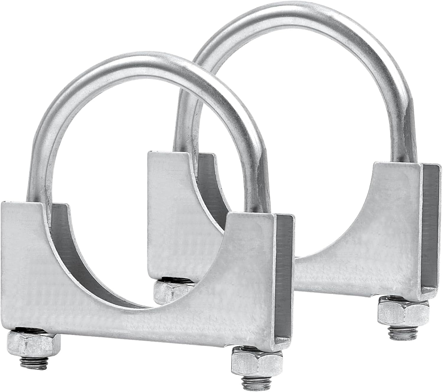 6 inch Heavy Duty U-Bolt Exhaust Clamp for 6" OD Exhaust Tail Pipe ...