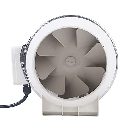 6 inch Inline Duct Fan Ventilation Fan Silent Waterproof Exhaust Duct ...