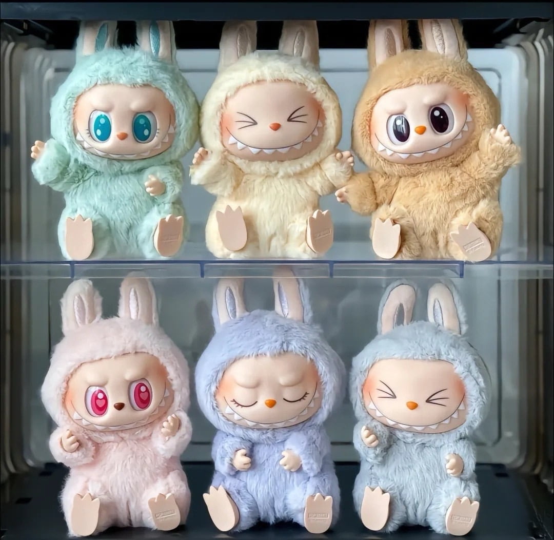 6 inch LABU DOLL BLIND BOX KEYCHAIN,Plush Doll Keychain Pendant ...