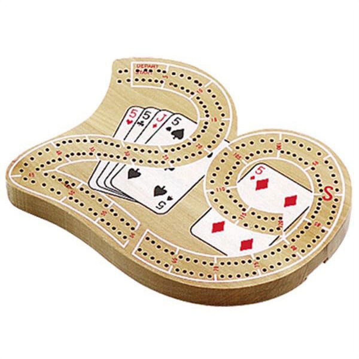 6 inch Lucky 29 Walnut Cribbage Board - Walmart.com