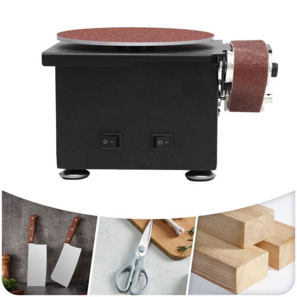 6" inch Mini Bench Polisher Tool Kit Electric Disc Sander Machine Edge ...