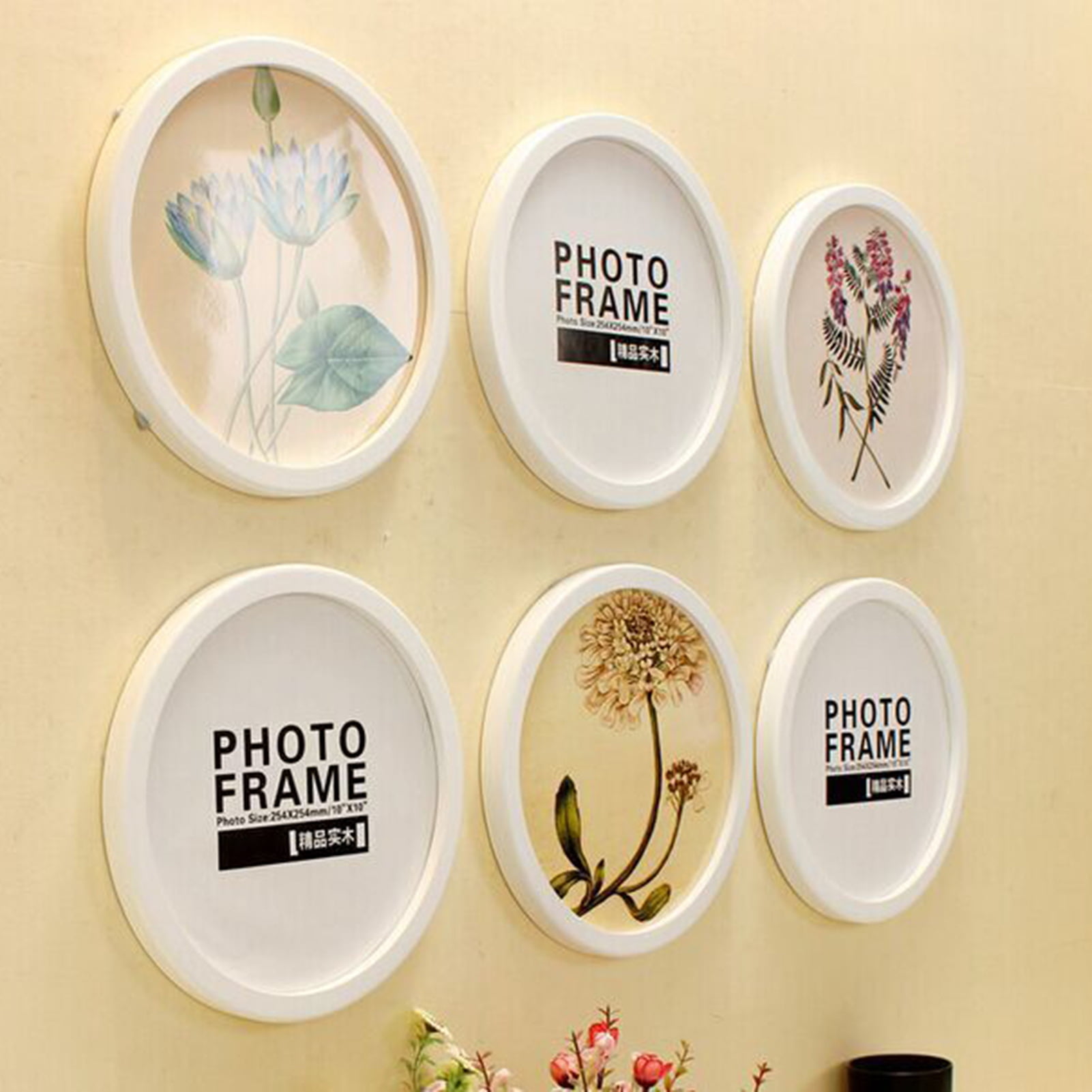 6 inch Photo Frame,Wall Mounted Picture Storage Holder Home Supply ...