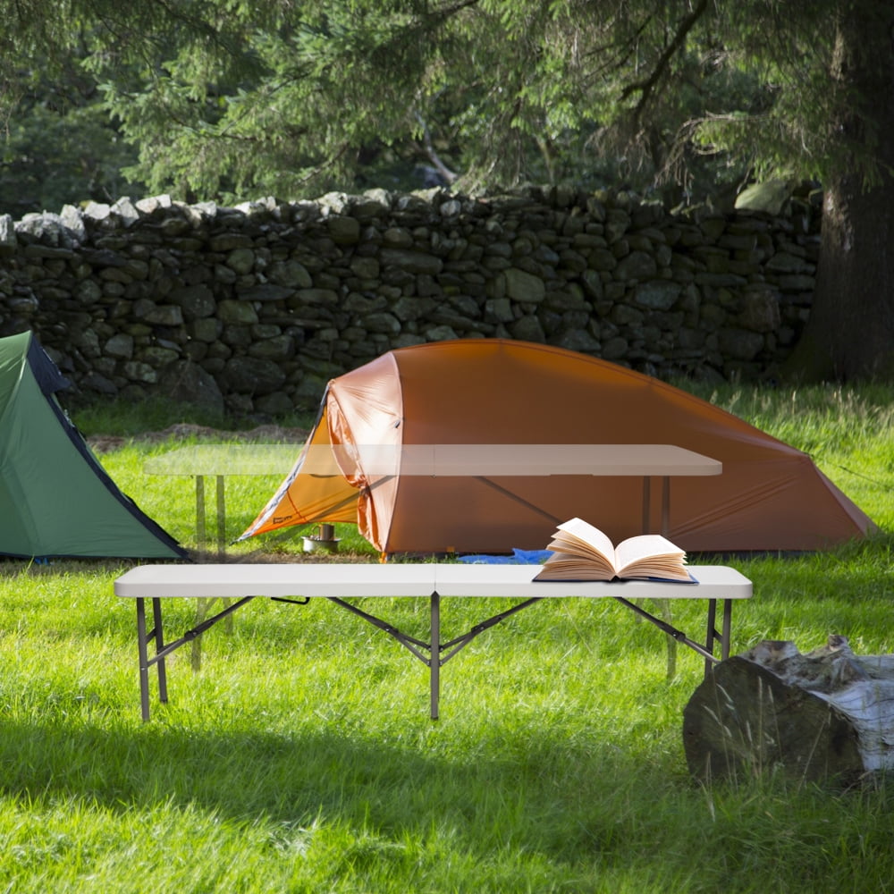 6 inch Plastic Folding Bench with Carrying Handle & Lock,Portable ...