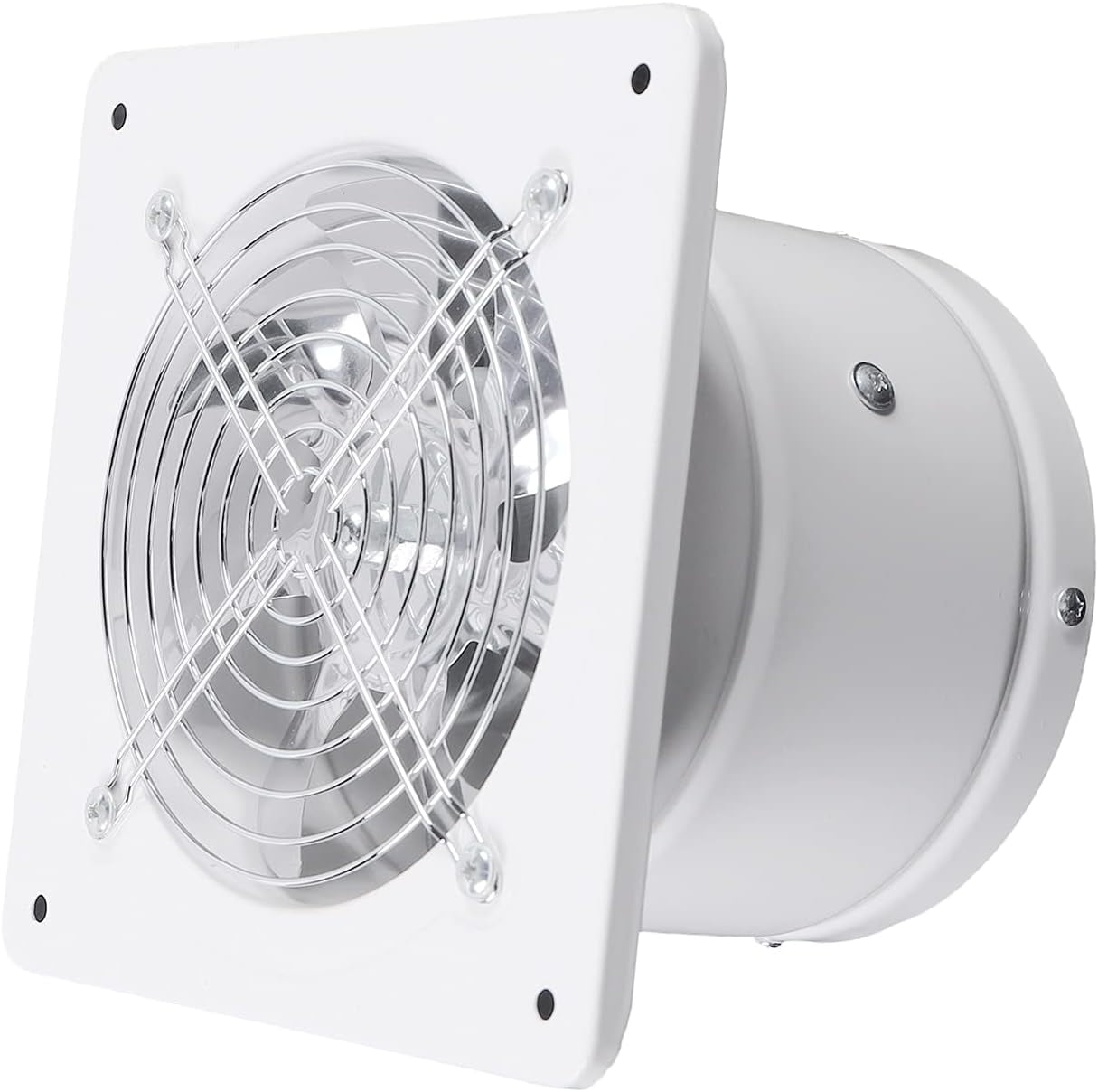 6 inch Portable Exhaust Fan, 40W Wall Mounted Vent Fans Ventilating Fan ...