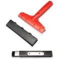 6 inch Razor Blade Scraper with 25Pcs Double-Edged Stainless Steel ...