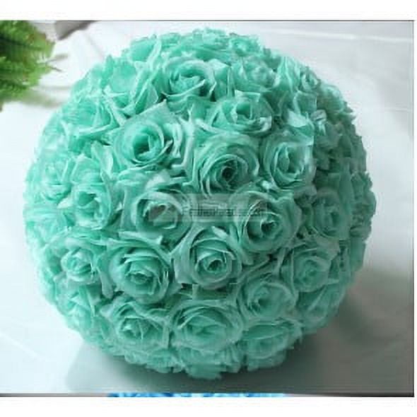 6 inch Rose Flower Pomander Wedding decoratin Ball Silk Kissing Ball ...