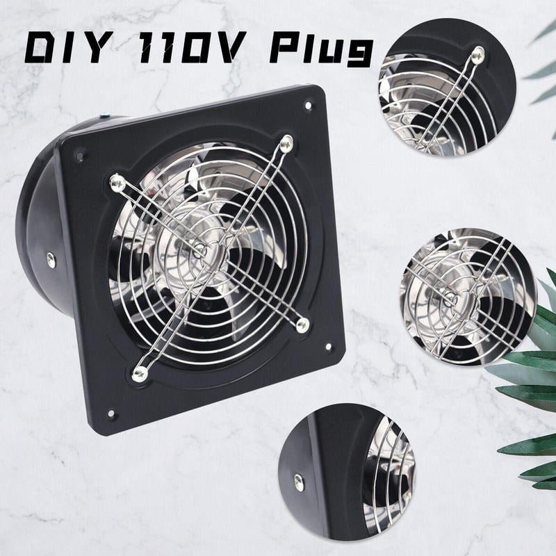 6-inch Shutter Exhaust Ventilation Fan Air Blower Attic Shed Greenhouse ...