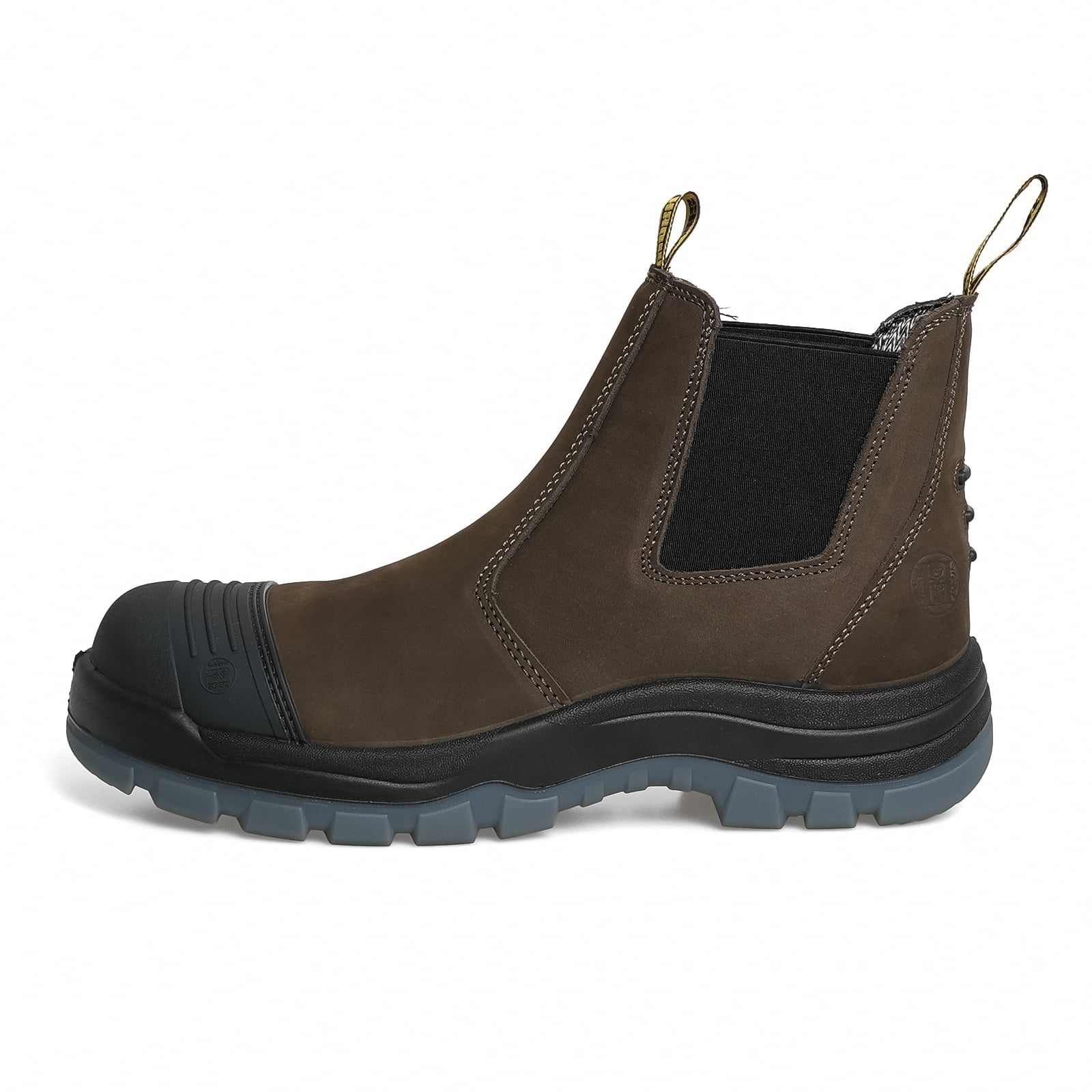 COF802 6 inch Soft Toe Slip On Mens Work Boots, Water Resistant Anti ...