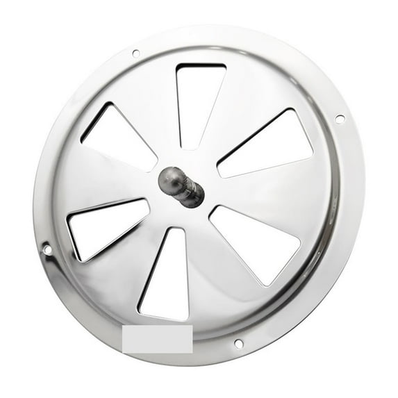 6-inch Stainless Steel 304 Round Ventilating Louvers Center Grip Yacht ...