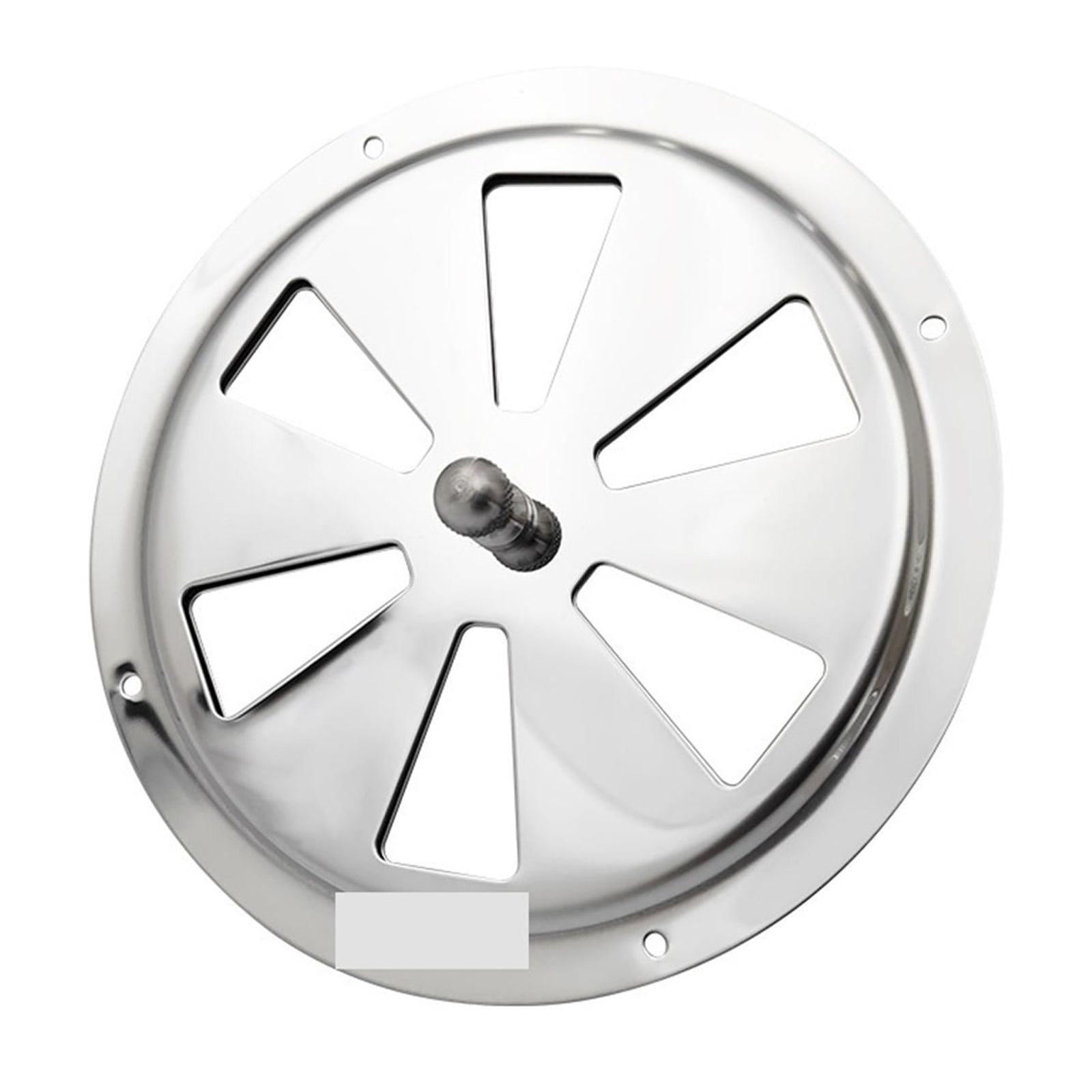 6-inch Stainless Steel 304 Round Ventilating Louvers Center Grip Yacht ...