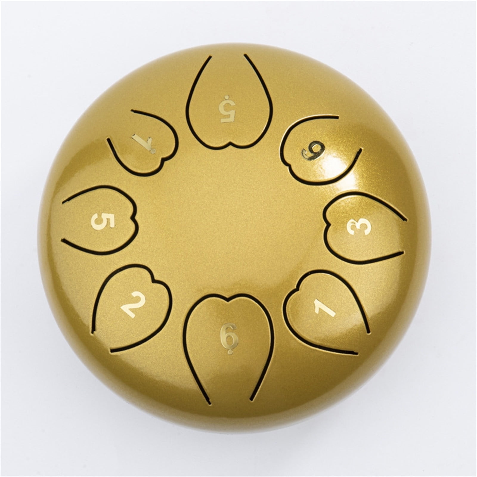 6-inch Steel Tongue Drum Percussion Instrument - Handpan Drum with ...