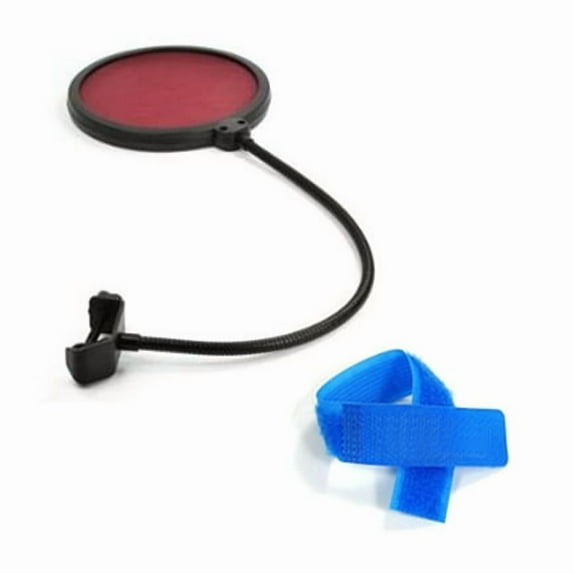 6 inch Studio miniphone Mic round shaped wind Filter Mask Shield stand ...