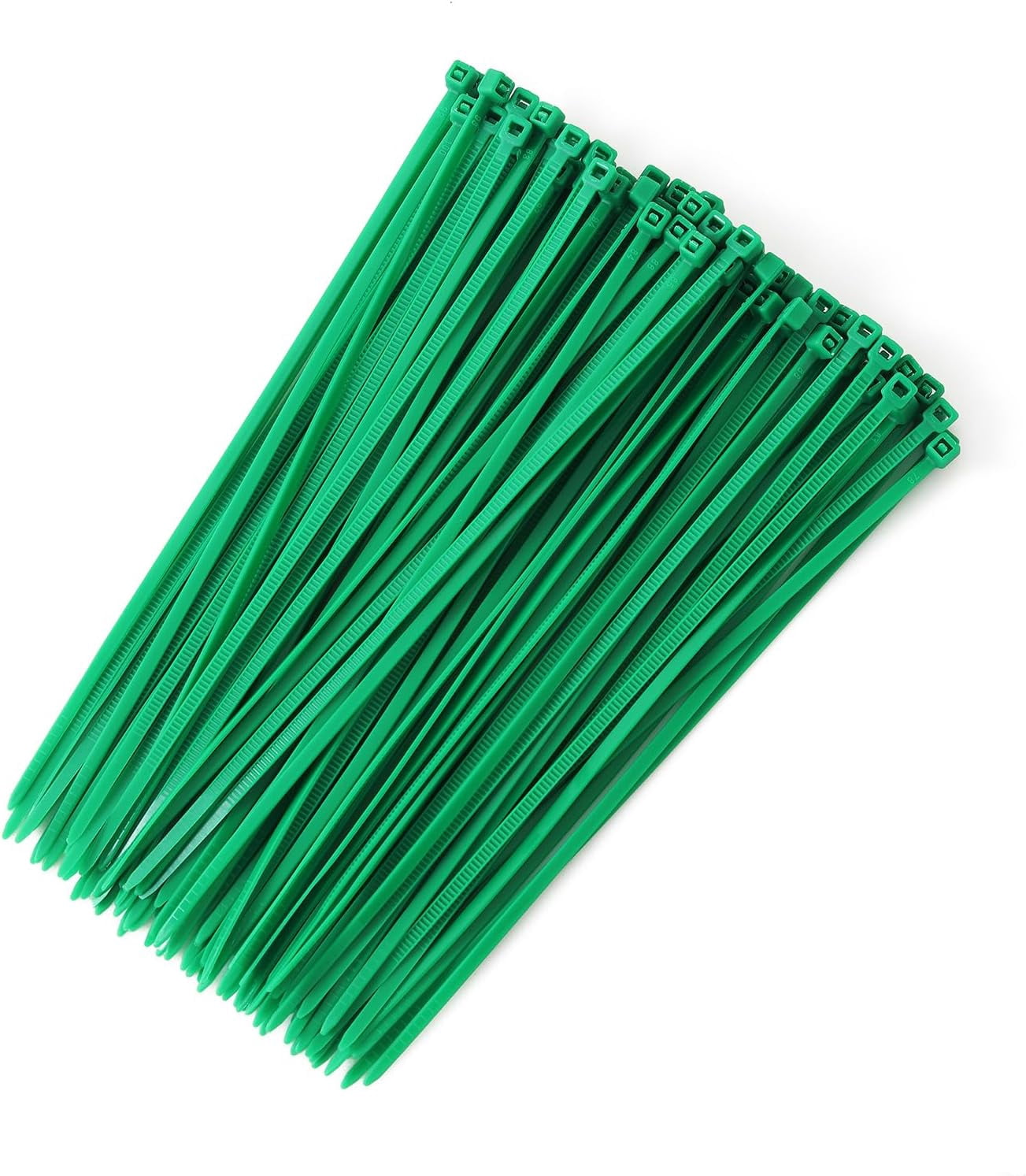6-inch green ties, nylon garden cable ties self-locking cable twist ...
